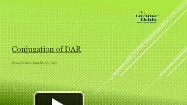PPT – conjugation of dar PowerPoint presentation | free to view - id ...