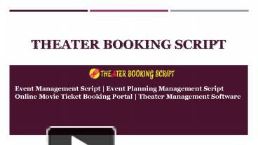 PPT – Event Management Script | Event Planning Management Script ...