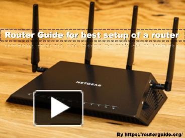 PPT – Router Setup Guide (1) PowerPoint presentation | free to download ...