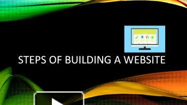 Steps of building a website. presentation | free to download