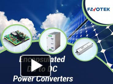 PPT – Encapsulated dc to dc power converters PowerPoint presentation ...