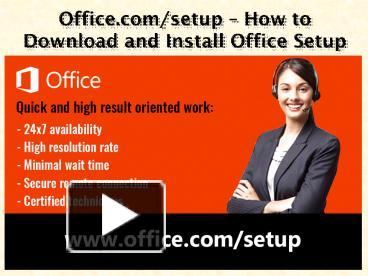office.com/setup - How to Download and Install Office Setup ...