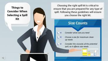 Things to Consider When Selecting a Spill Kit presentation | free to ...