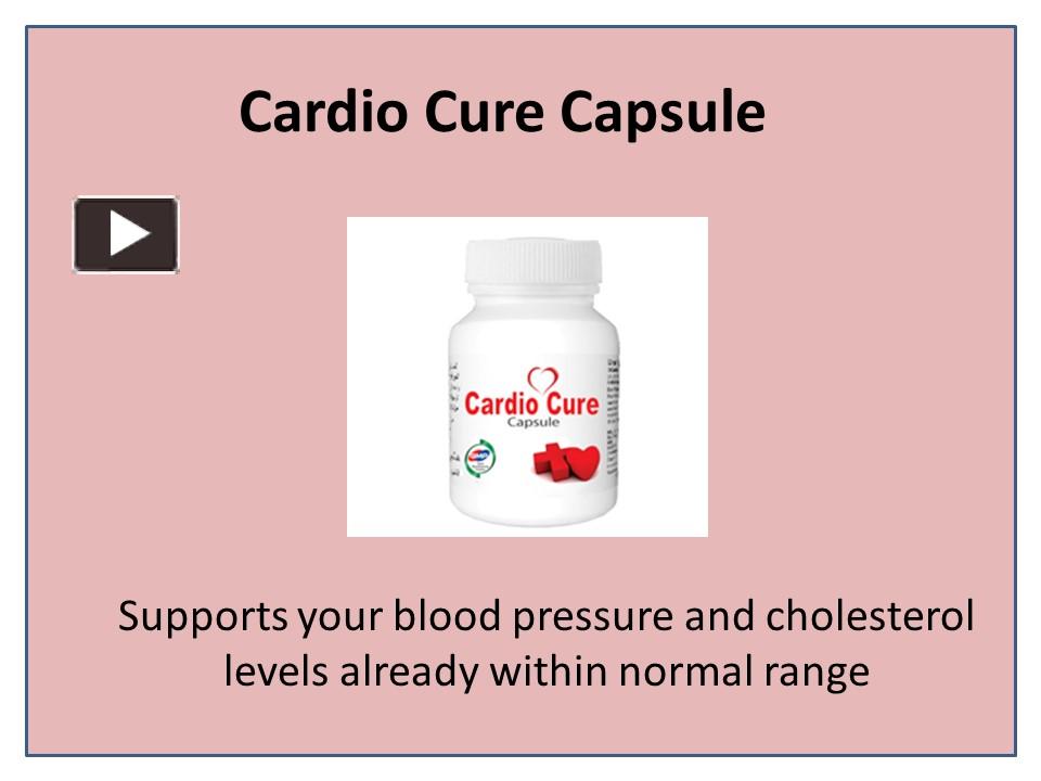PPT – Cardio Cure for Healthy Cardiovascular Performance PowerPoint ...
