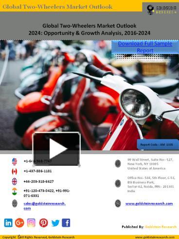 Global Two Wheeler Market Size, Share, Analysis & Industry Forecast ...