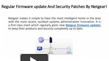 PPT – Regular Firmware update And Security Patches By Netgear ...
