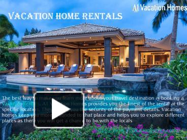 Vacation Rentals by Owner presentation | free to download
