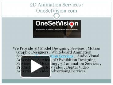 PPT – 2D Animation Service PowerPoint presentation | free to download ...