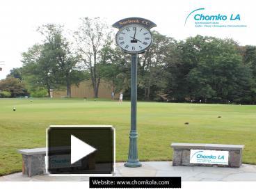 PPT – Best Decorative Golf Course Clocks At Affordable Budget ...