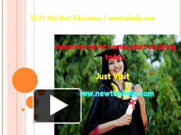 PPT – ECO 365 Best Education / newtonhelp.com PowerPoint presentation ...