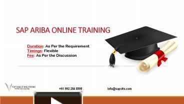 PPT – SAP Ariba PPT | SAP Ariba overview | SAP Ariba modules PowerPoint ...