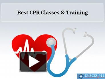 Best CPR Classes & Training presentation | free to download