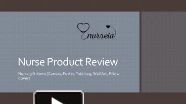 PPT – Being A Nurse Means|Nurse Custom Canvas Mug Pillow-cover Poster ...