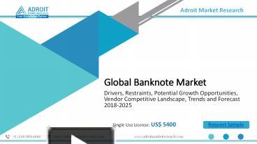 PPT – 2018-2025 Banknote Market Research Report PowerPoint presentation ...
