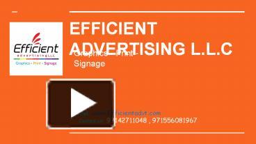 PPT – Tips to make Visually Attractive outdoor Signage PowerPoint ...