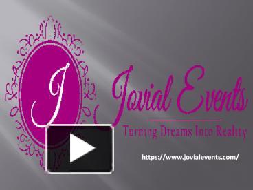 PPT – jovial events PowerPoint presentation | free to download - id ...