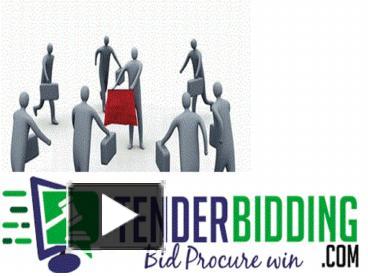 Tender bidding | Tender bidding support | Bid Tenders | Bid Government ...