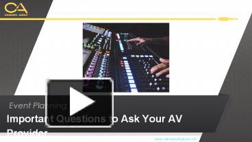 Understanding How a Basic PA System Works presentation | free to download