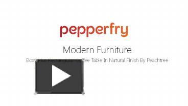 PPT – Boxy Plus Rectangular Coffee Table In Natural Finish By Peachtree ...