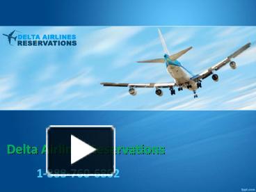 PPT – Delta Airlines Reservations | Delta Airlines Official Site ...
