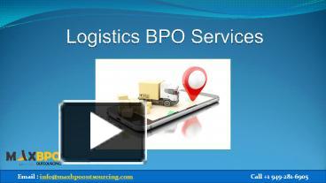 PPT – Logistics BPO Services - Max BPO PowerPoint presentation | free ...