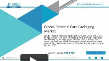 PPT – Global Personal Care Packaging Market Size by Product ...