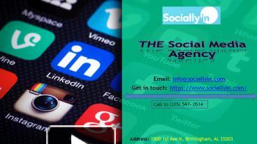 THE Social Media Agency with sociallyin presentation | free to download