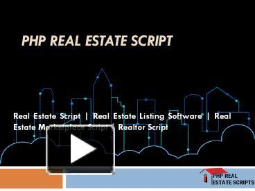 Real Estate Marketplace Script | Realtor Script presentation | free to ...