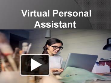 Virtual Personal Assistant presentation | free to download