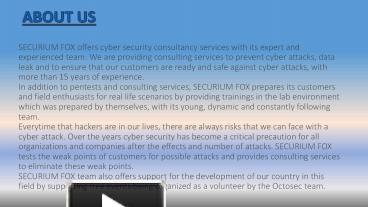 PPT – Web Application Penetration Testing Training 9 PowerPoint ...