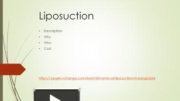 PPT – Liposuction PowerPoint presentation | free to download - id ...