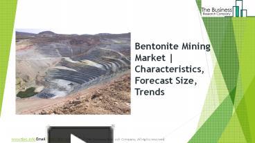 Bentonite Mining GMR 2019 presentation | free to download