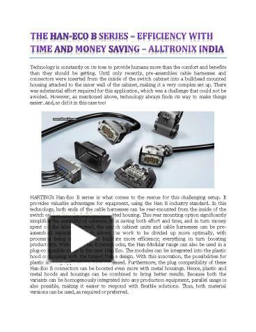 PPT – The Han-Eco B Series – Efficiency With Time And Money Saving ...