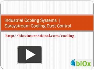 Industrial Cooling Systems presentation | free to download