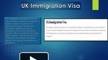 PPT – UK immigration visa | Tier 1 visa uk PowerPoint presentation ...