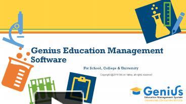 Genius ERP System Software In Web Based & Mobile Device presentation ...
