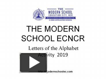 Letters of the Alphabet presentation | free to download