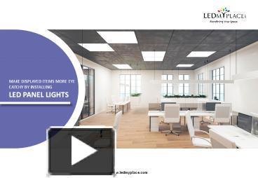 PPT – LED Panel Lights - Commercial Office Lighting PowerPoint ...