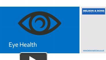 Eye Health presentation | free to download