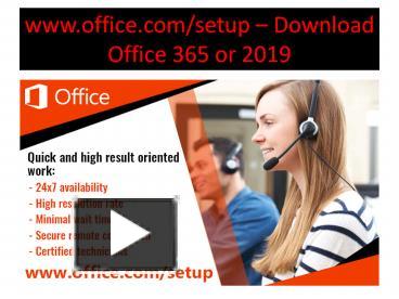 PPT – office.com/setup - Install MS Office Setup PowerPoint ...