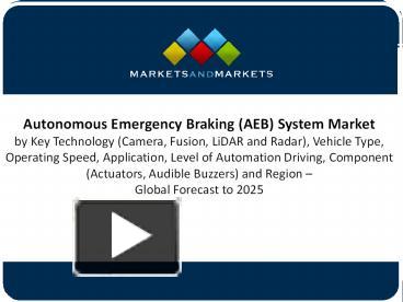 PPT – Government Mandates Have Led the Automotive OEMS to Provide AEB ...