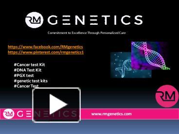 PPT – Cancer test kit (1) PowerPoint presentation | free to view - id ...