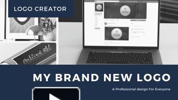 Design your logo with logo maker My Brand New Logo presentation | free ...