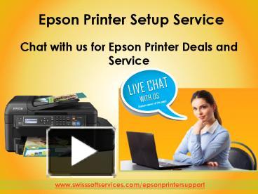Epson printer setup support presentation | free to download