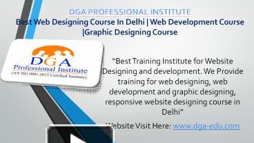 Web Designing| Html & CSS |Web Development Training Institute In Delhi ...