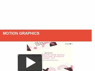 motion graphics presentation | free to download