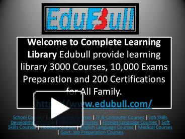 PPT – Free Online Courses in India PowerPoint presentation | free to ...