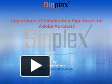 PPT – Signotec Adobe Plugin PowerPoint presentation | free to download ...