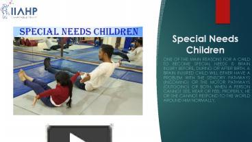 PPT – Special Needs Children PowerPoint presentation | free to download ...