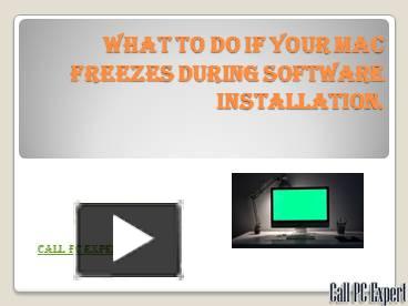 What to do if your Mac freezes during software installation ...